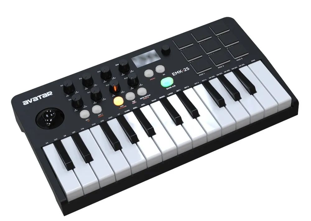 新品来袭 | avatar海星王EMK-25 MIDI键盘，为编曲爱好者提供极致的音乐体验！ - avatar